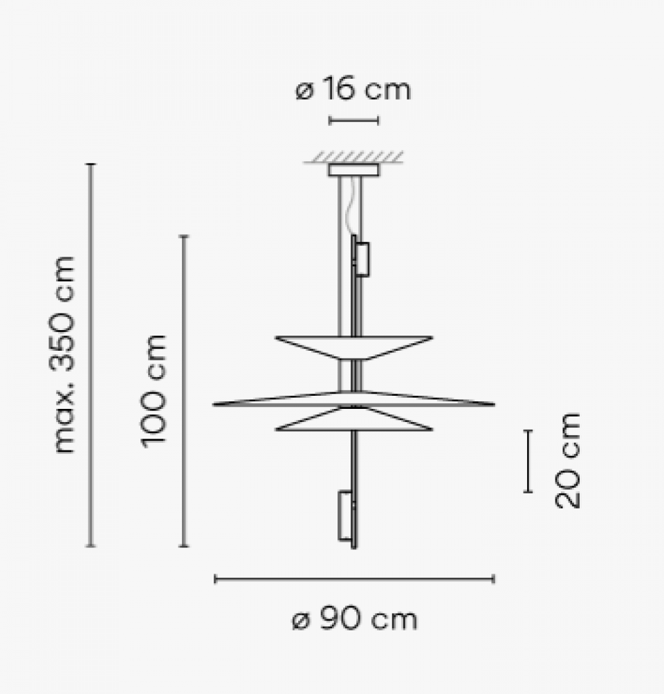 Flamingo 1530 lampa wisząca VIBIA - goodform.pl